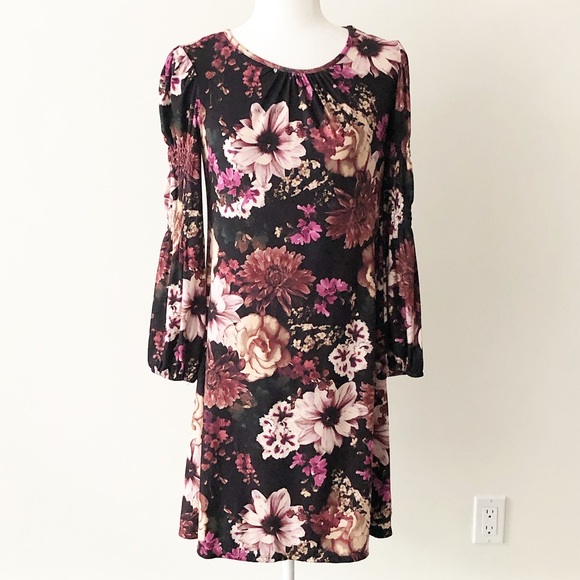 Spense | Dresses | Spense Smocked Detail Printed Swing Dress Nwt | Poshmark
